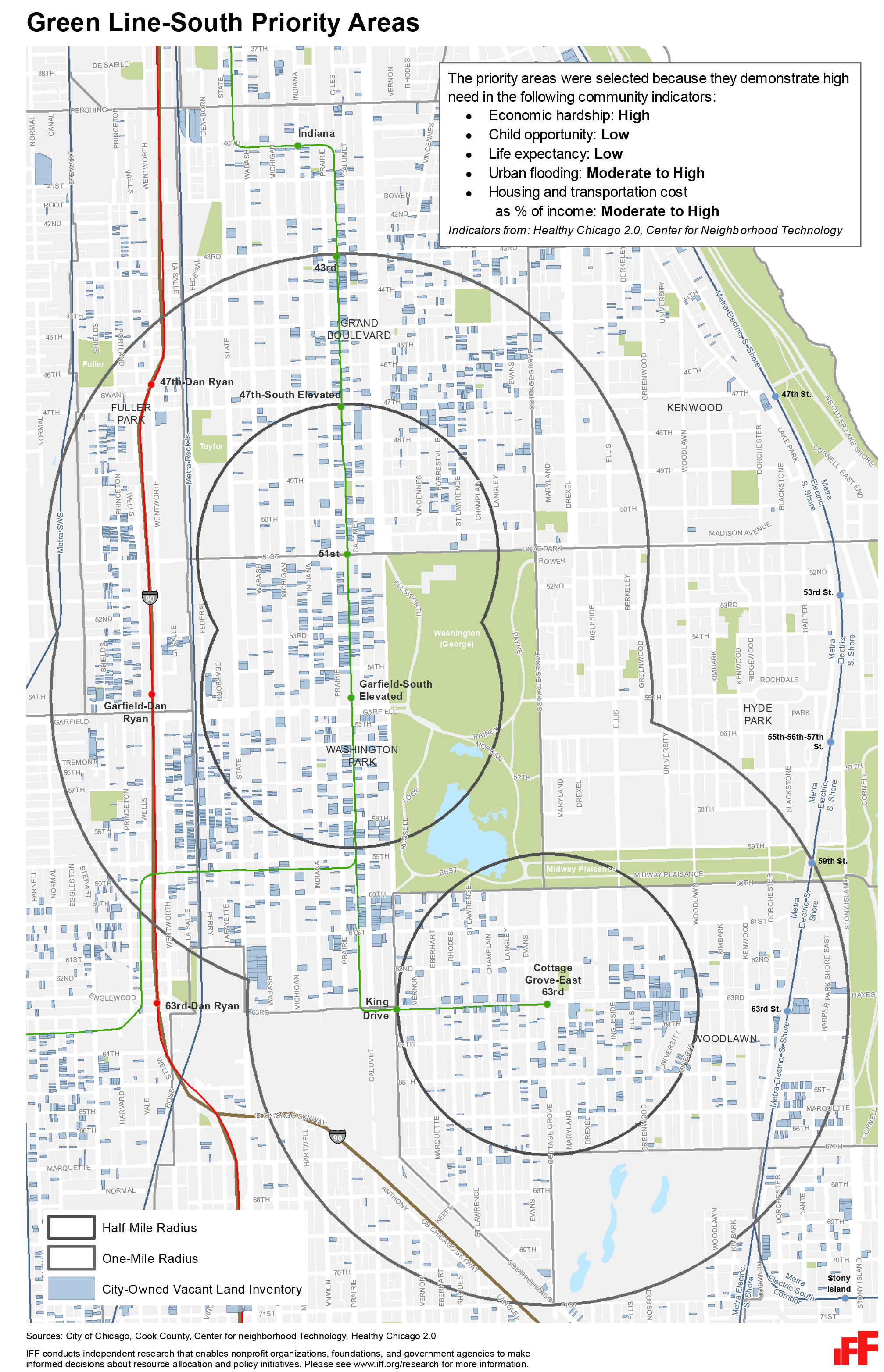 Chicago Green Line Map - United States Map